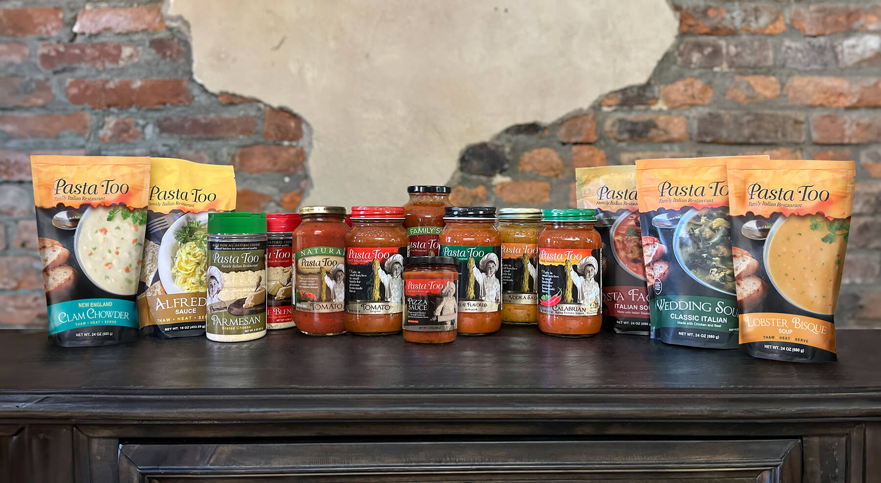 Our Product Line – Pasta Too | restaurant | italian | Bethel Park ...