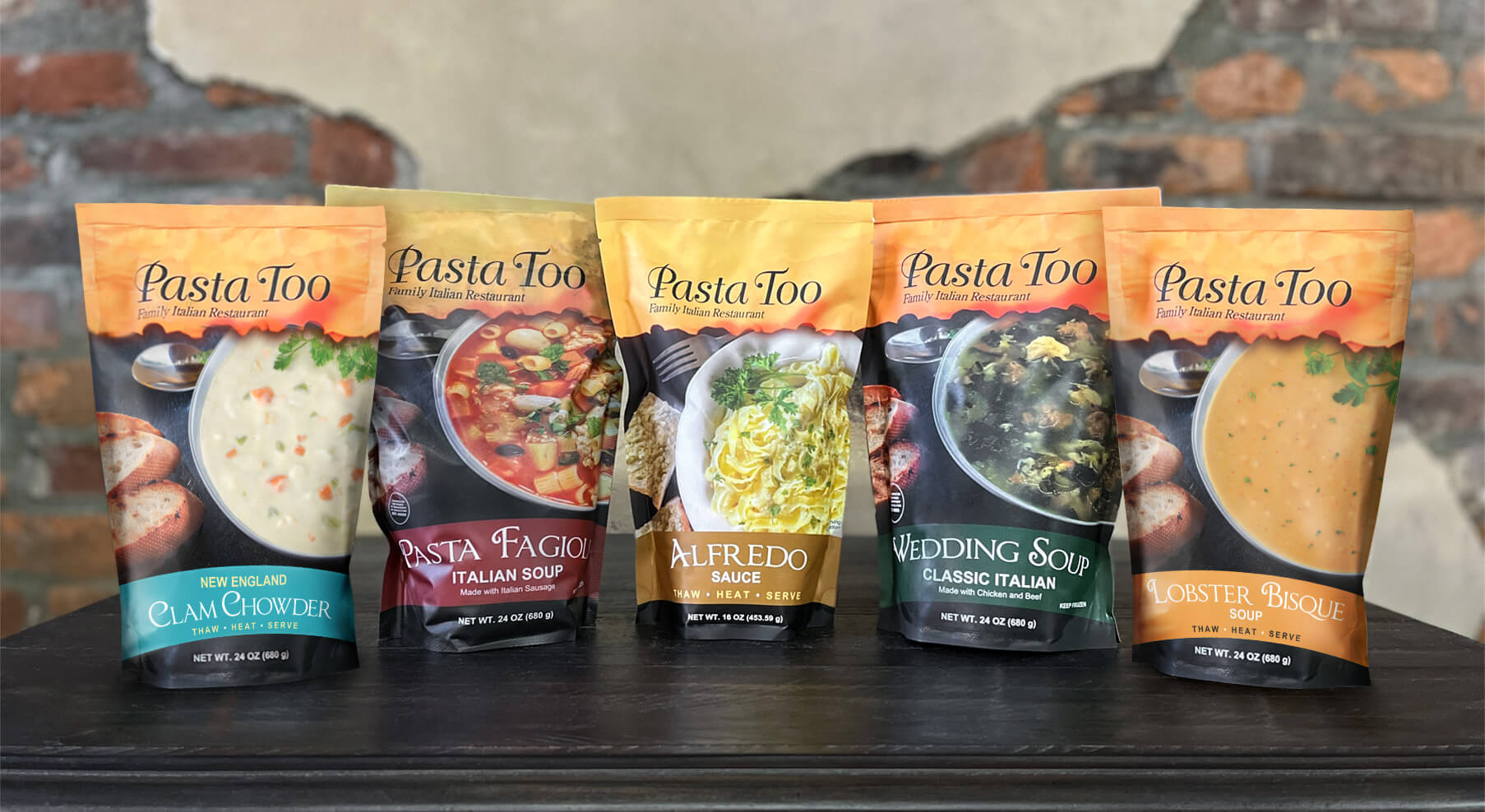 Our Product Line – Pasta Too | restaurant | italian | Bethel Park ...